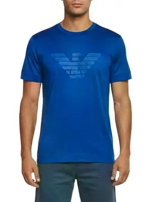 Emporio Armani Logo T-shirt - Blue