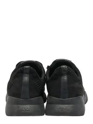 Fendi Bag Bug Knit Sneakers - Black