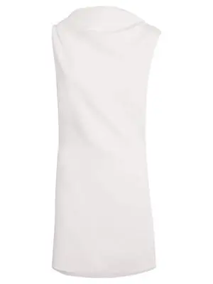 Khaite Astor Draped Mini Dress - White