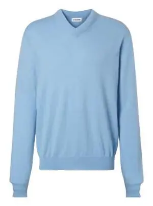 JIL SANDER Jil Sander Pure Wool V-Neck Sweater