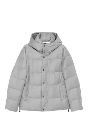 MONTECORE Hooded Quilted Padded Jacket - Grey