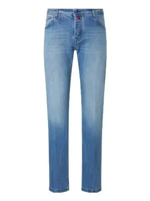 Kiton Slim Fit Jeans - Blue