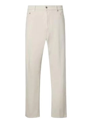 Dunhill Cotton Straight Leg Trousers - White