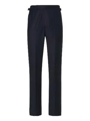 Dunhill Wool Slim Fit Trousers - Black