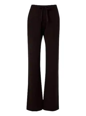 Extreme Cashmere Drawstring Waistband Sweatpants - Black