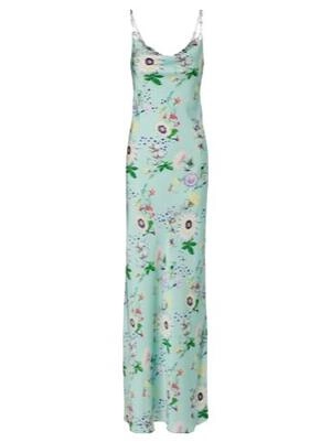 Rabanne Paco Rabanne Chain-Detail Floral Maxi Dress No