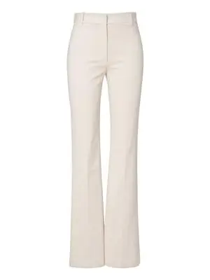 NILI LOTAN Corrette High-waisted Casual Pants - White