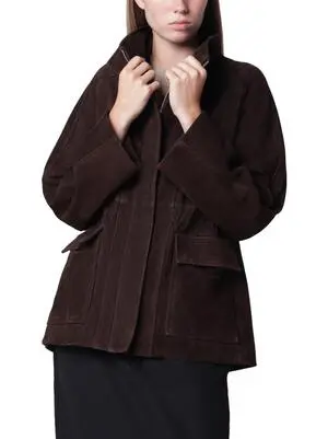 Nour Hammour Nour Hammour Stand Collar Casual Jacket Black