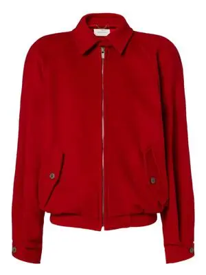Magda Butrym Wool Bomber Jacket - Red