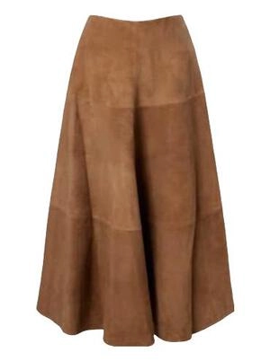 ALTUZARRA Altuzarra Varda Suede Midi Skirt