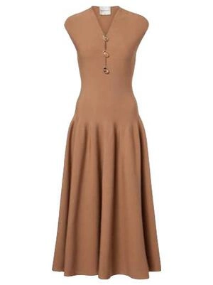 ROLAND MOURET Roland Mouret Embellished Midi Dress