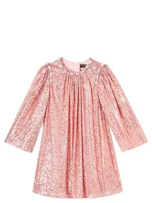 Dolce & Gabbana Embellished Sequin Dress - Pink