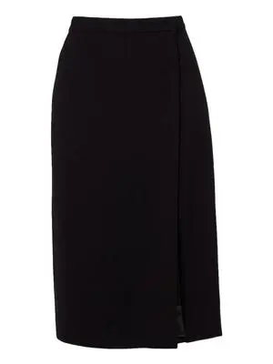 MUGLER Mugler Slit Detail Midi Skirt