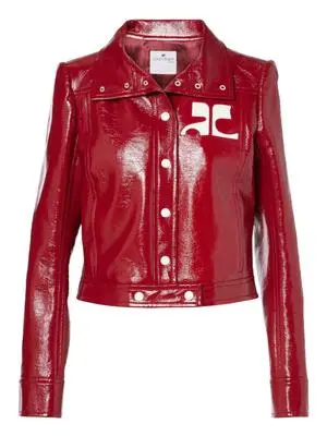 COURREGES Re-edition Vinyl Jacket - Red