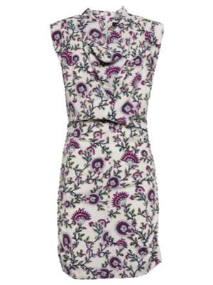 ISABEL MARANT ÉTOILE Isabel Marant Bemaya Floral Silk-Blend Minidress