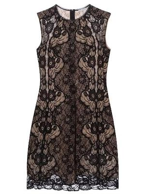 Stella McCartney Alessa Lace Mini Dress - Black