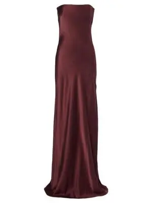 Christopher Esber Filo Silk Satin Gown - Red