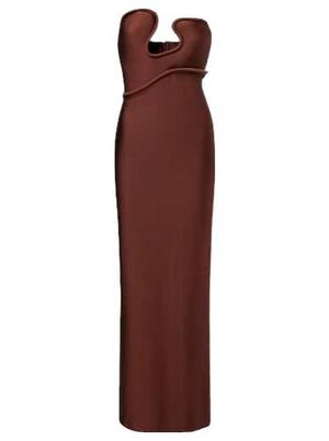 ADRIANA DEGREAS Asymmetric Gown - Red