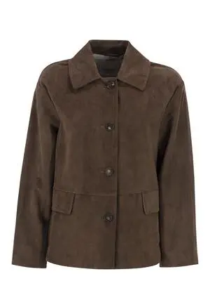 MAX MARA S MAX MARA Suede Jacket