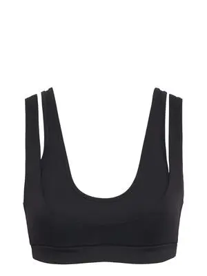 NIKESKIMS Double Strap Scoop Sports Bra - Black