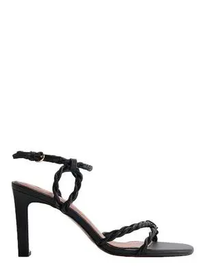 H&M H&M Heeled Strappy Sandals With Twisted Detail