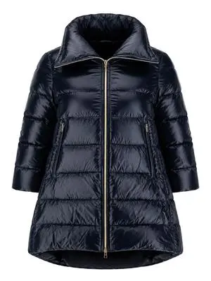 Herno Giubbotto "a-shape Cleofe" Down Puffer Jacket - Blue