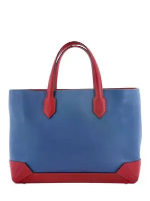 Hermès Maxibox Cabas Evercolor With Epsom 30 Tote Bag - Blue