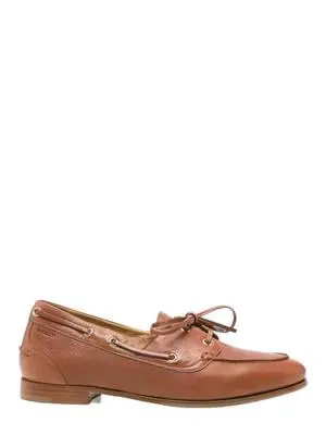 Bally Lace-up Leather Derby Shoes - Brown
