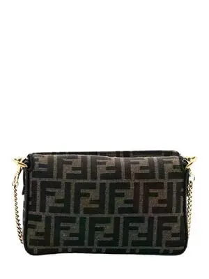 Fendi Zucca Canvas Mini Crossbody Bag - Brown