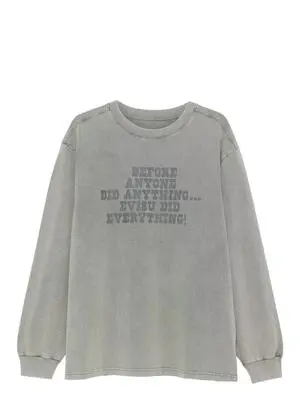 EVISU Printed Long-sleeve T-shirt - Grey