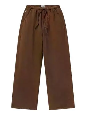 Citizens Of Humanity Bronze Drawstring Wide-leg Trousers - Brown