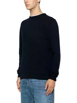 SERGIO MORETTI FIRENZE Crew Neck Sweater - Blue
