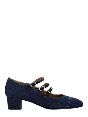 CAREL Kina Buckle-strap Ballet Flats - Blue