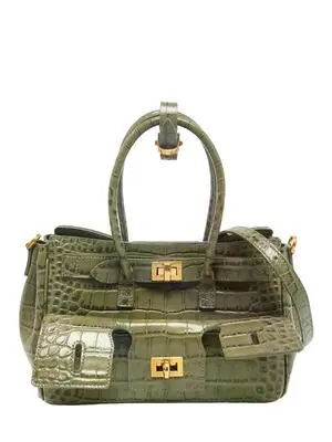 Balenciaga Mini Bel Air Tote Bag - Green