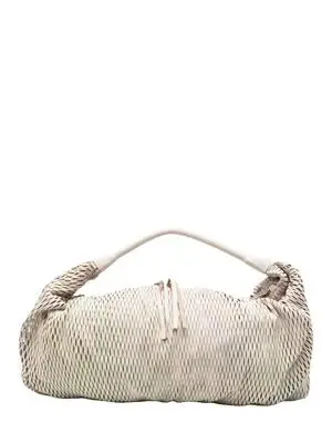 SOMMET Aura Rete Leather Shoulder Bag - Neutrals