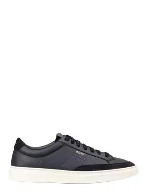 BOSS Logo Detail Sneakers - Blue