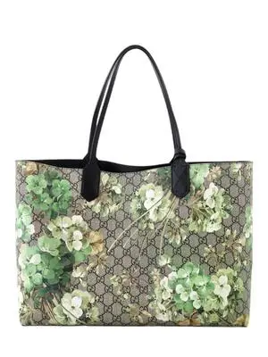 Gucci Reversible Gg Print Leather Medium Tote Bag - Brown