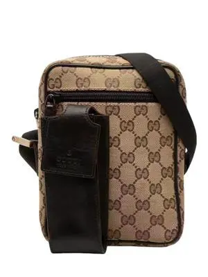 Gucci Gg Canvas Crossbody Bag - Neutrals