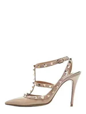 Valentino Garavani Rockstud Caged Pumps - Neutrals