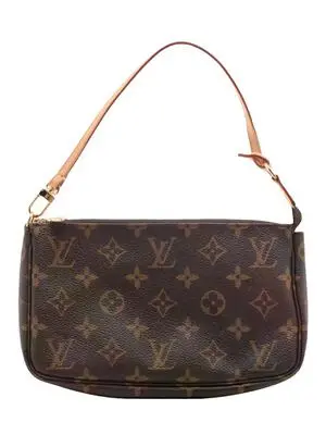 LOUIS VUITTON Monogram Pochette Accessoires Shoulder Bag - Brown