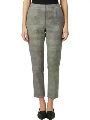 Dsquared2 Houndstooth Check Tailored Trousers - Grey