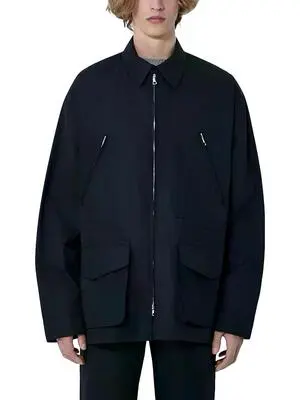 RIER Zip-up Multi-pocket Jacket - Black