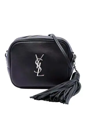 Saint Laurent Calfskin Monogram Blogger Bag - Black
