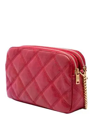 Saint Laurent Becky Double Zip Crossbody Bag - Red