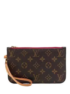 LOUIS VUITTON Monogram Neverfull Pm Pouch - Brown