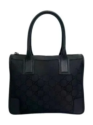 Gucci Gg Nylon Tote Bag - Black