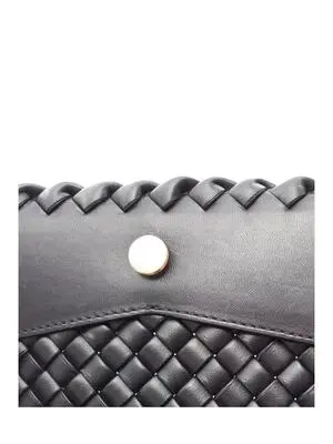Bottega Veneta Bottega Veneta Small Padded Intrecciato Cobble Crossbody Bag Black