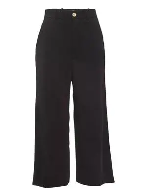 Gucci Crepe Wide-leg Trousers - Black
