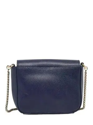 Furla Metropolis Mini Leather Crossbody Bag - Blue
