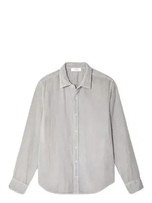 S.k.u. Triple Gauze Easy Garment-dyed Long-sleeve Shirt - Grey